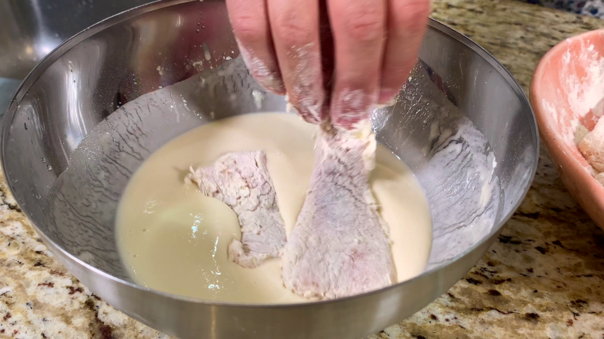 Geriausia tešla mėsai ir žuviai kepti